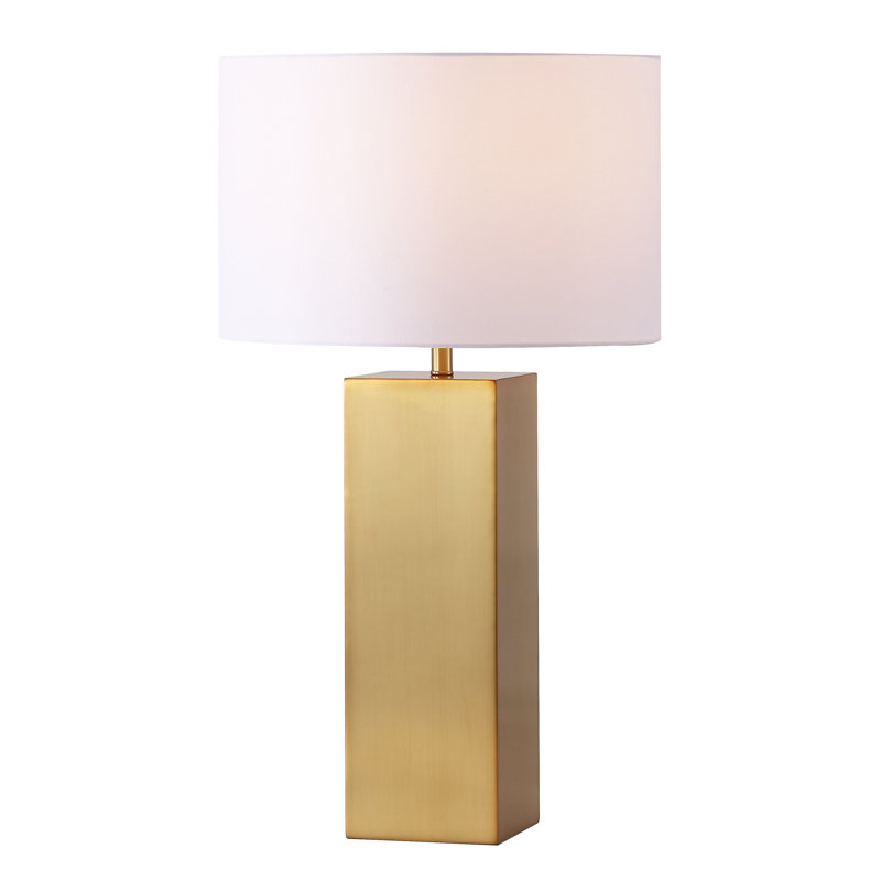 Everly Quinn Dover Metal Square Table Lamp & Reviews | Wayfair